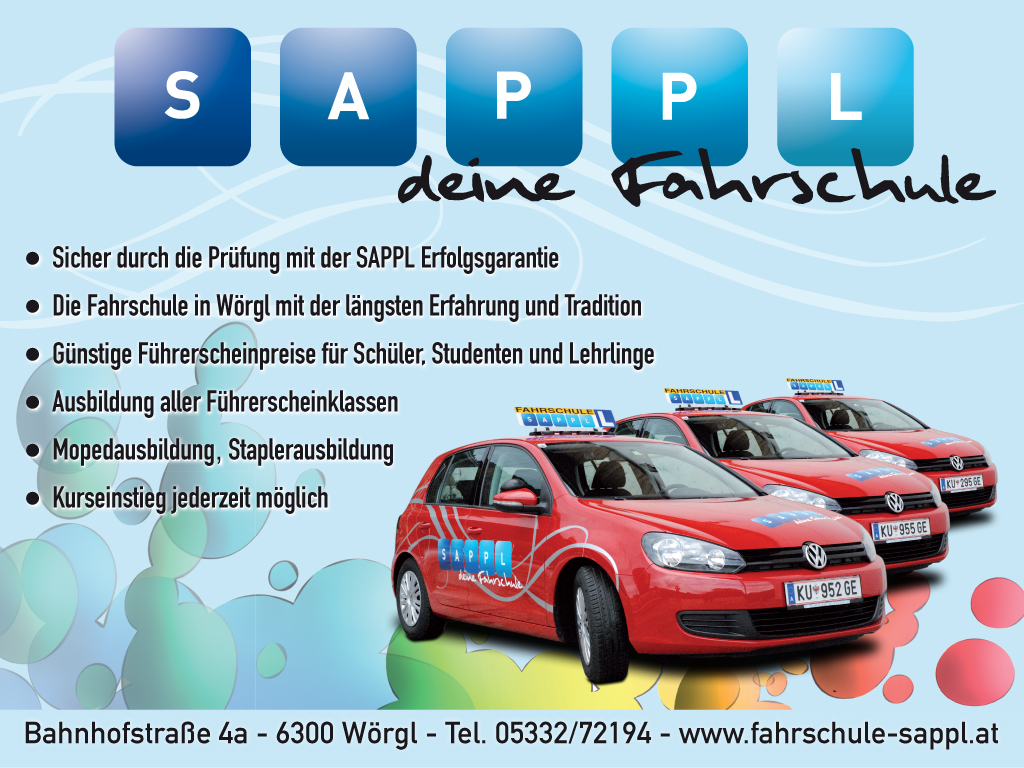 standbild_beamer - Fahrschule Sappl · Wörgl